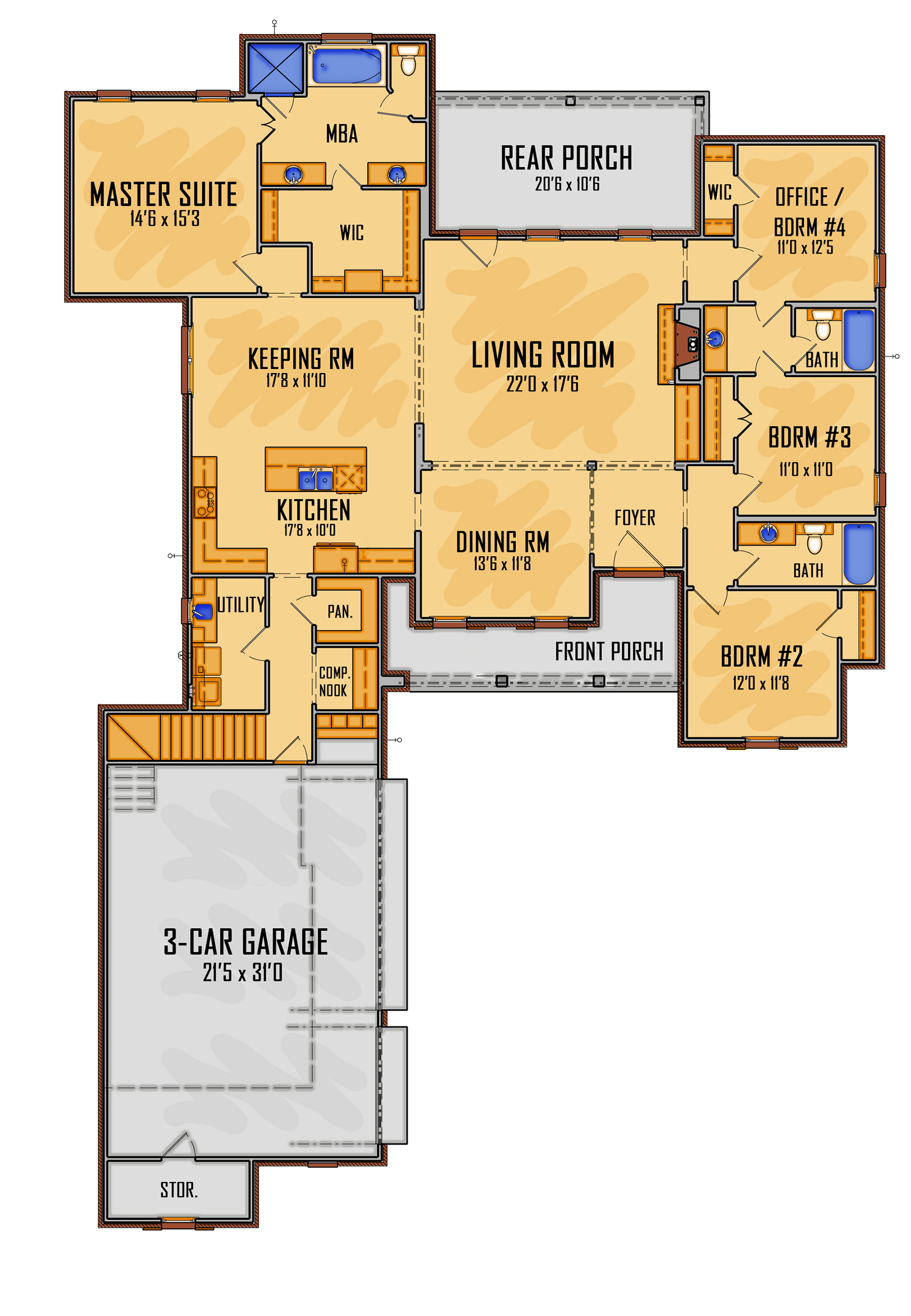3RD-44-19 | Third Floor Plans